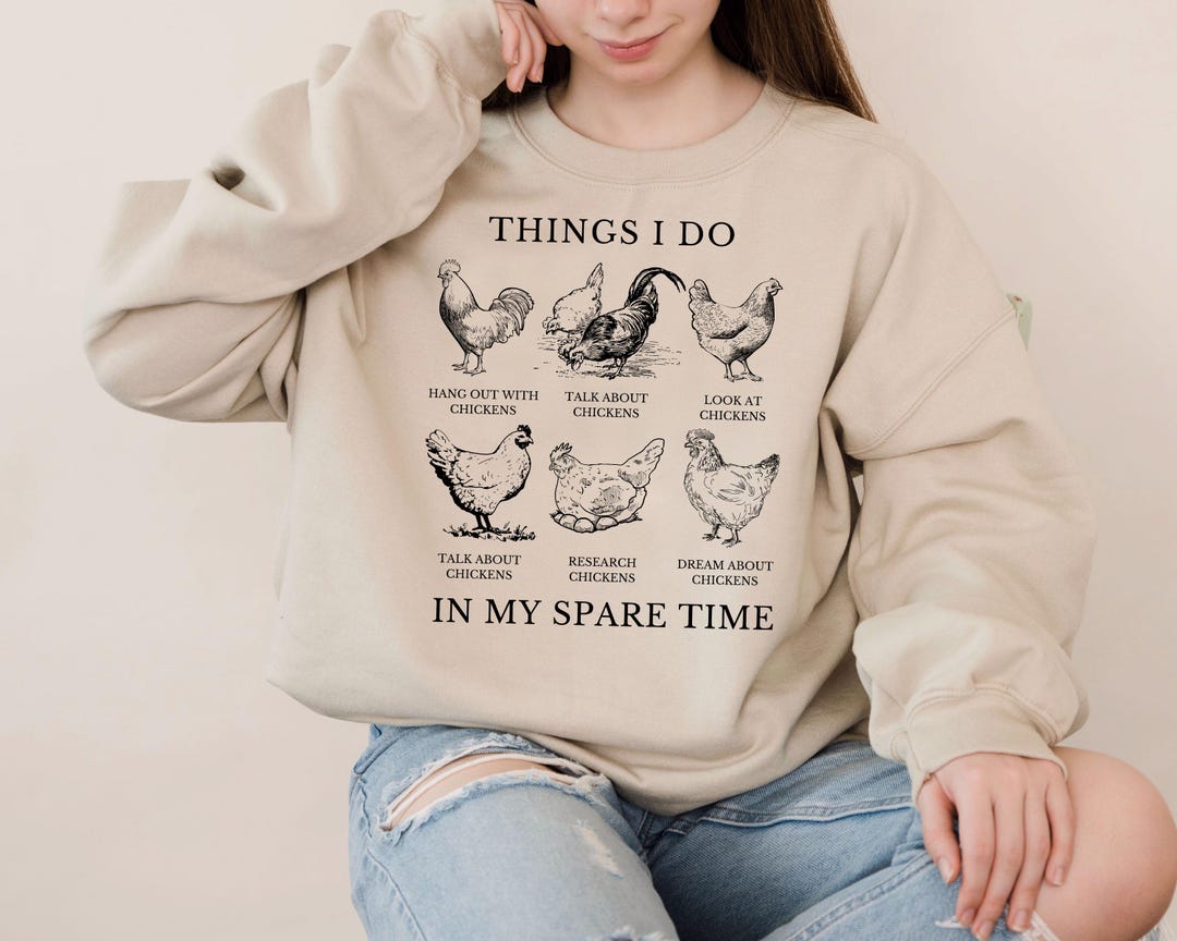Things I Do in My Spare Time [chickens] - Etsy
