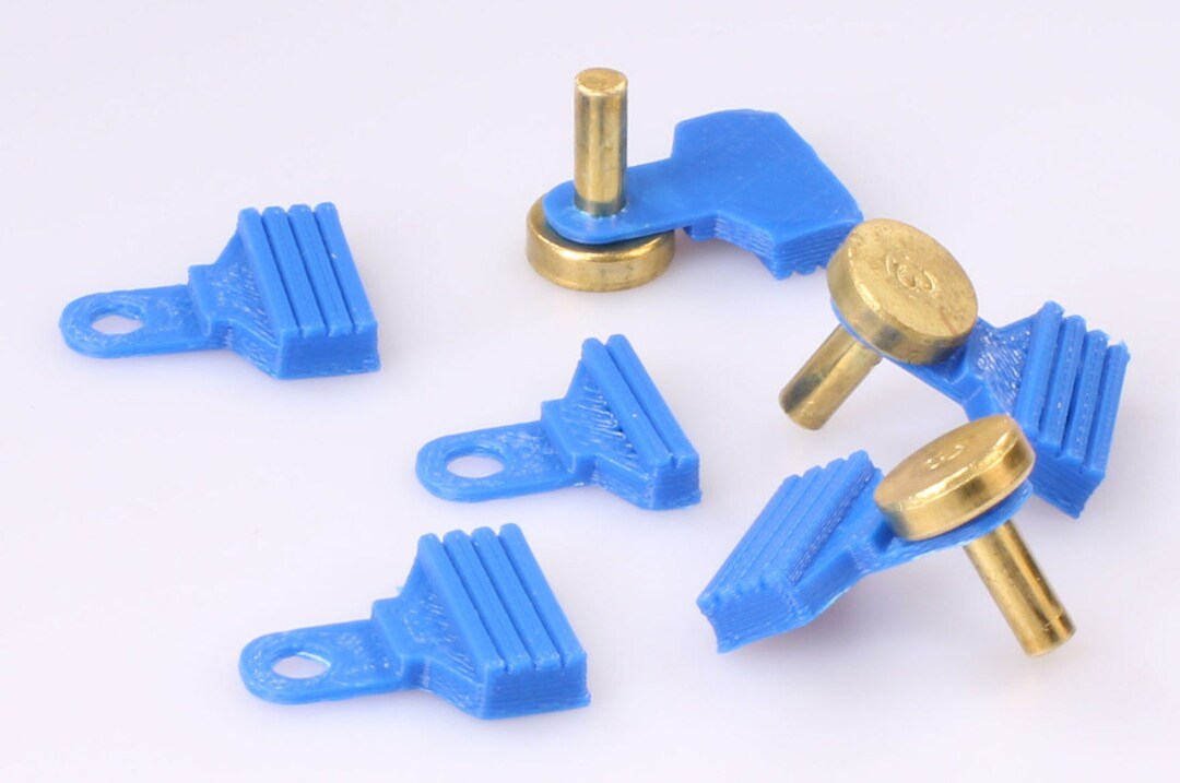 Dillon Locator Pin Plastic Catcher , Button Tabs for Dillon Blue ...