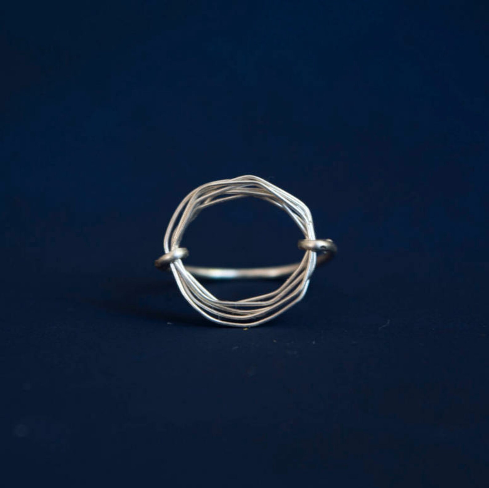 Handmade Circle Wire Ring - Etsy