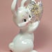 Norcrest Vintage Kitsch Bunny Rabbit Holding up Broken Egg - Etsy