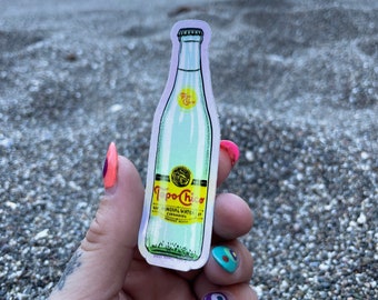 Topo Chico Zinnia Clear Sticker - Etsy