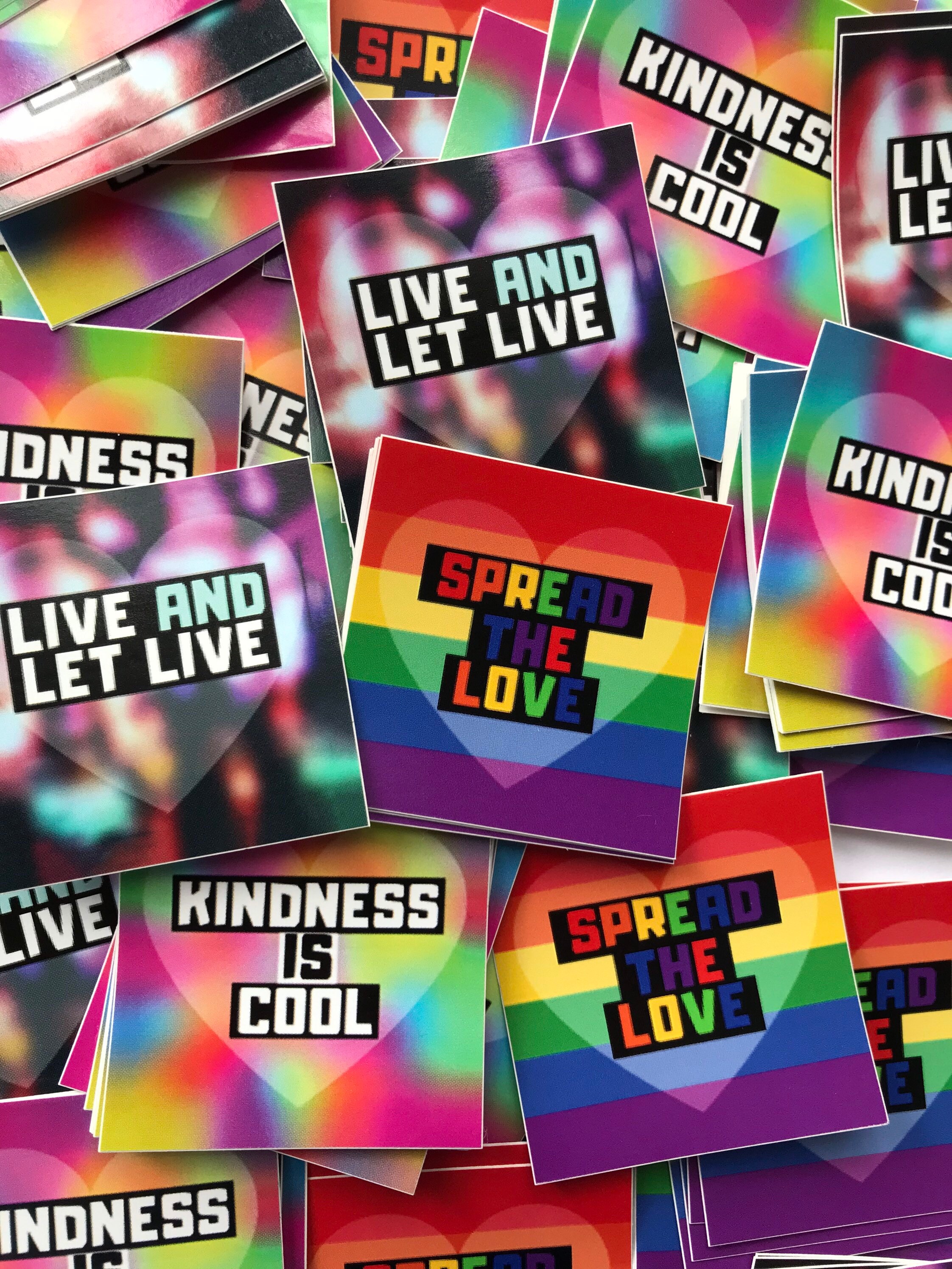 Spread Love and Kindness Diversity and Inclusion Stickers 3 - Etsy UK