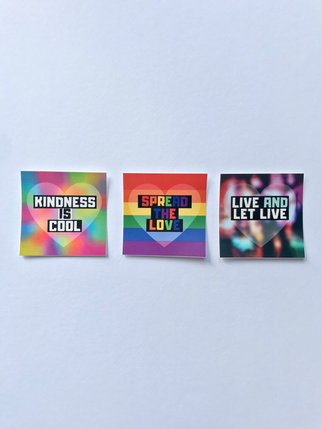 Spread Love and Kindness Diversity and Inclusion Stickers 3 Pack - Etsy UK
