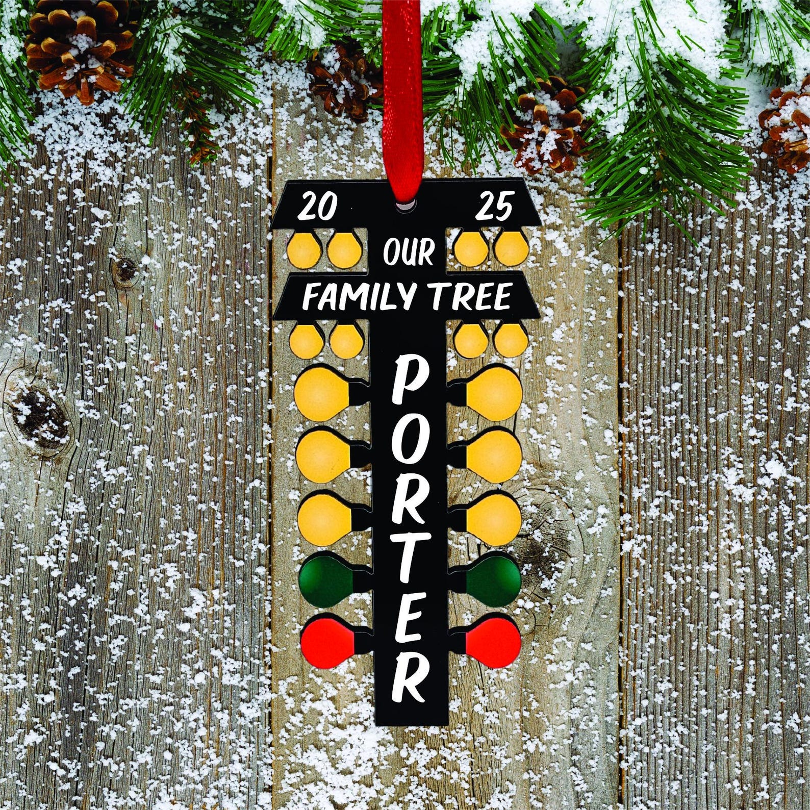 Drag Racing Tree Ornament| Holiday| Christmas| Décor| - Etsy