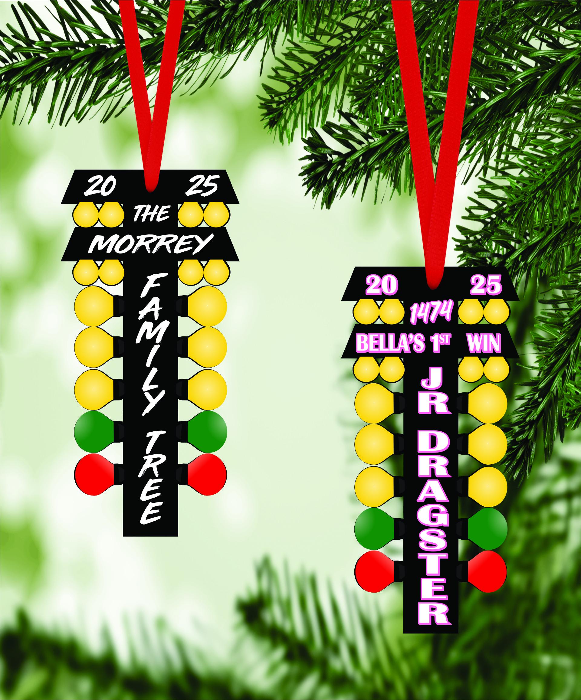 Drag Racing Tree Ornament| Holiday| Christmas| Décor| - Etsy