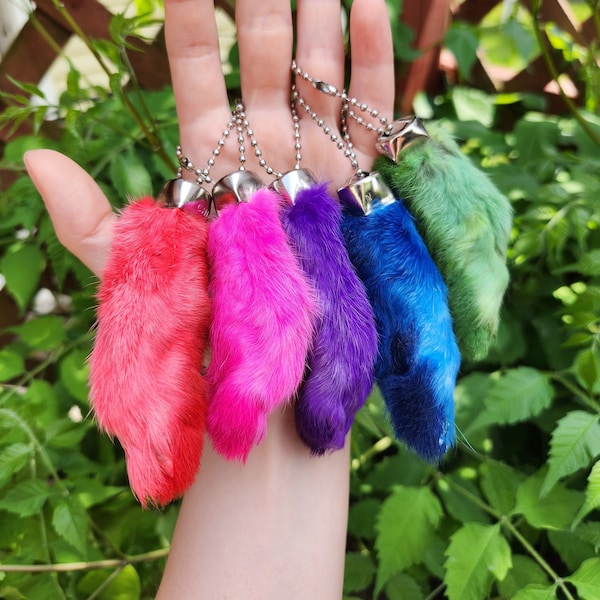 Rabbits Foot Keychain - Etsy