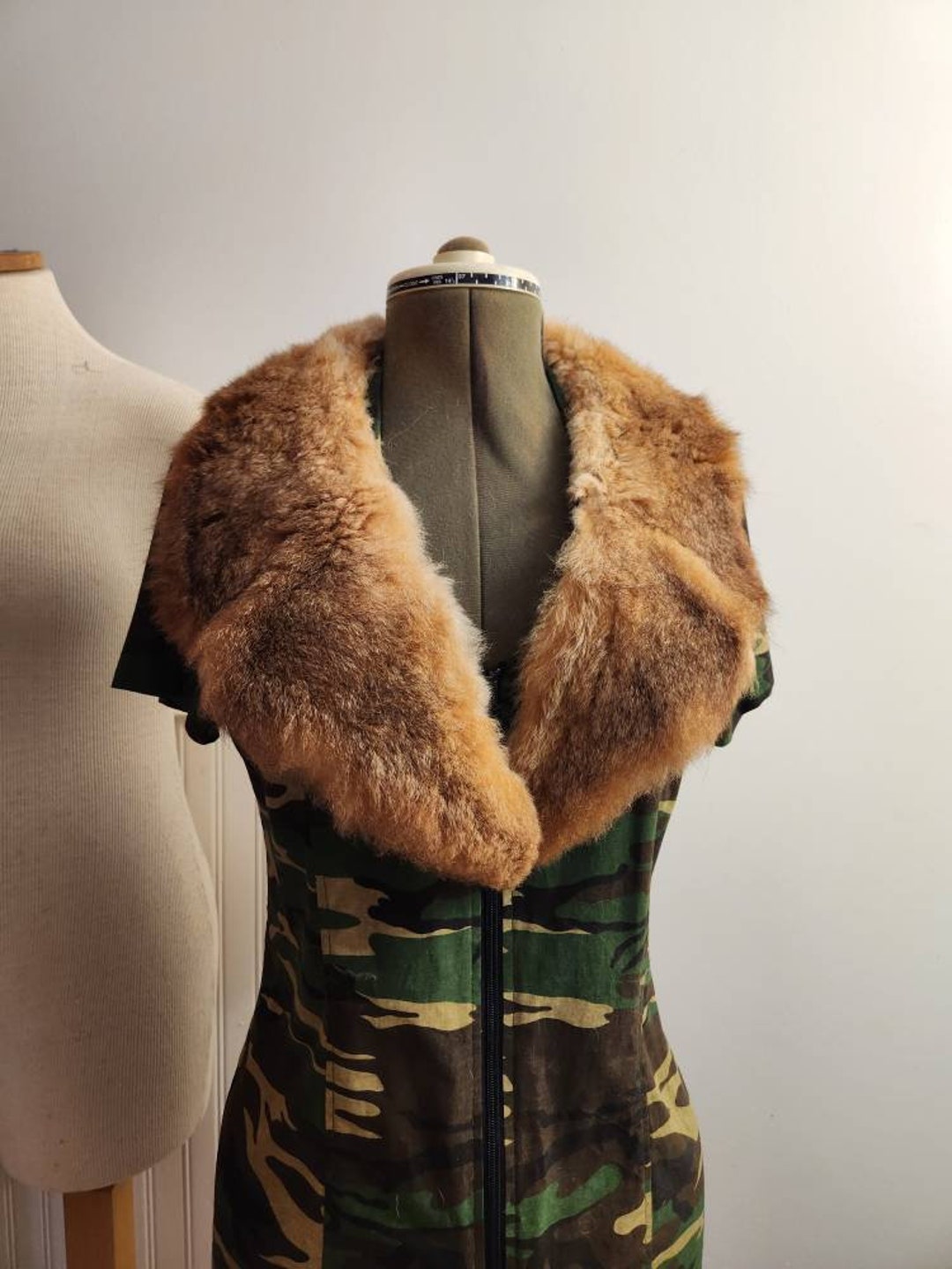 Real Vintage/antique Austrian Possum Fur Collar Real Fur Mantle Possum ...