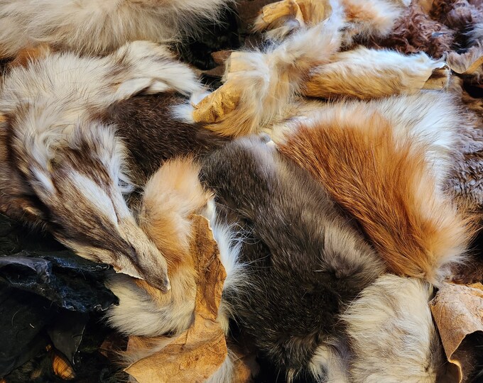 1 Pound Mystery Scrap Fur Grab Bag Bulk Real Fur Wholesale for Crafting ...