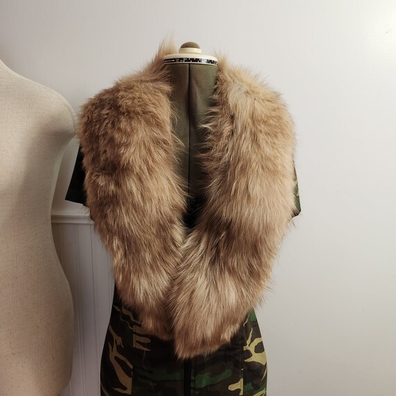 Vintage Fox Fur Collar for Crafting Costumes Sewing Real Fox Fur Stole Light Brown Fox Fur Etsy