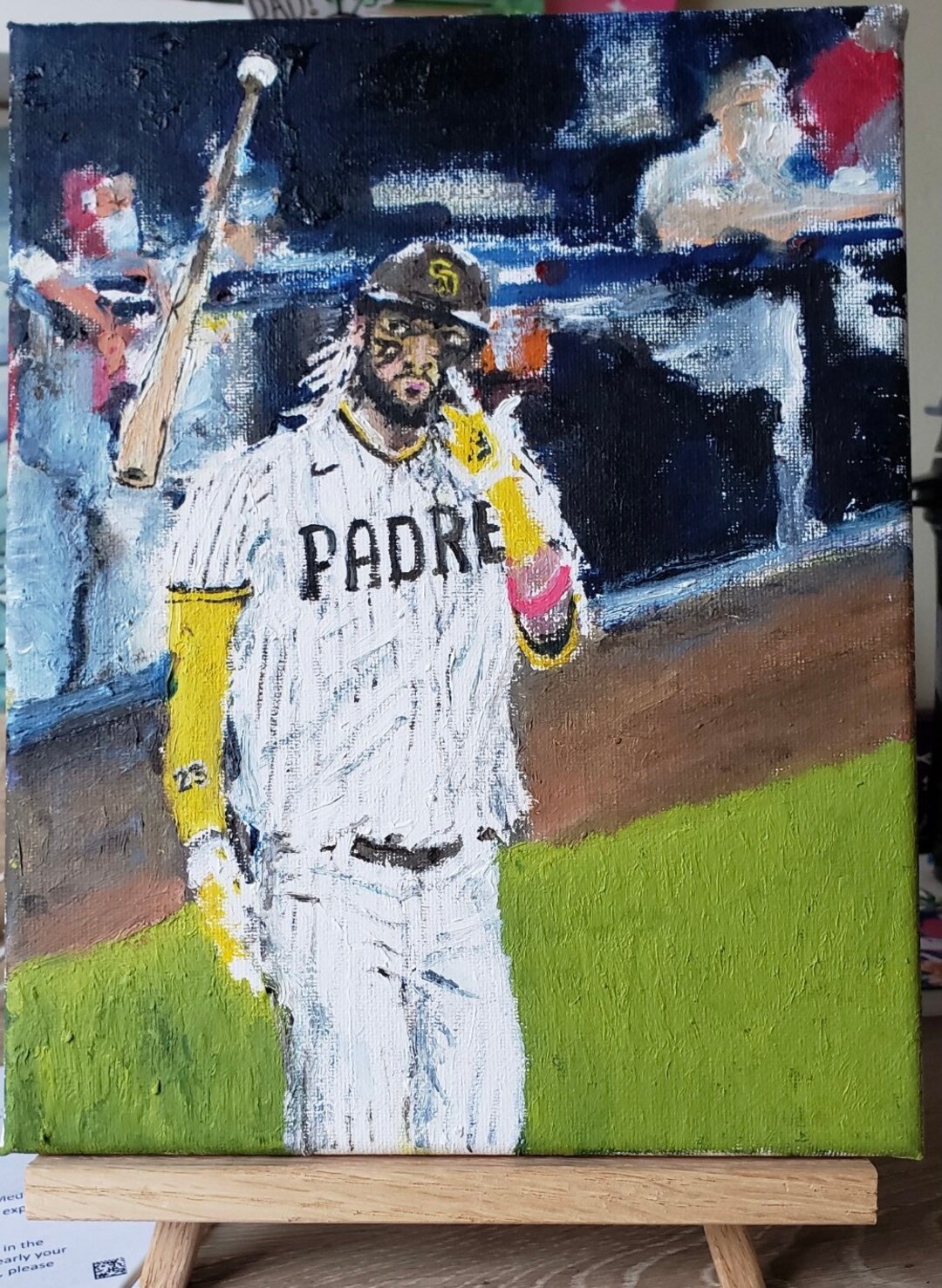 Fernando Tatis Oil Painting: 8x10 Padres Canvas Art - Etsy