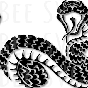 Python Snake SVG PNG JPG Clipart Digital Cut File Descargar para Cricut ...
