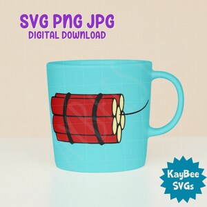 Dynamite SVG PNG JPG Clipart Digital Cut File Download for - Etsy Australia