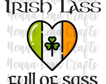 Irish Lass Cut File - Etsy