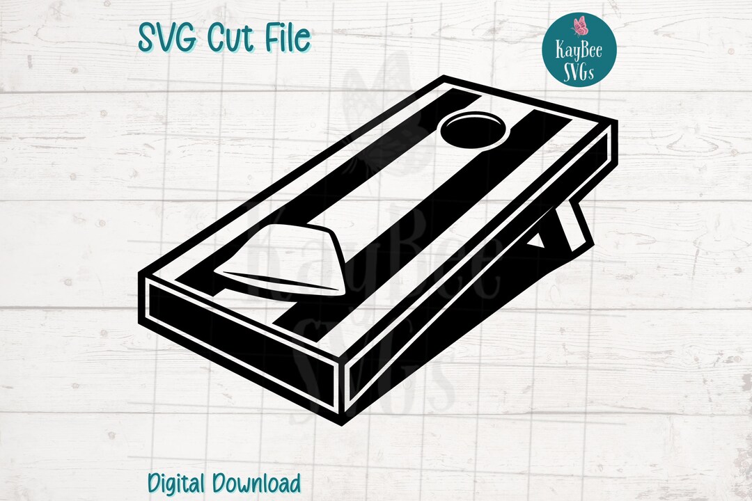 Cornhole SVG PNG Clipart Cut Files for Cricut, Silhouette, Laser ...
