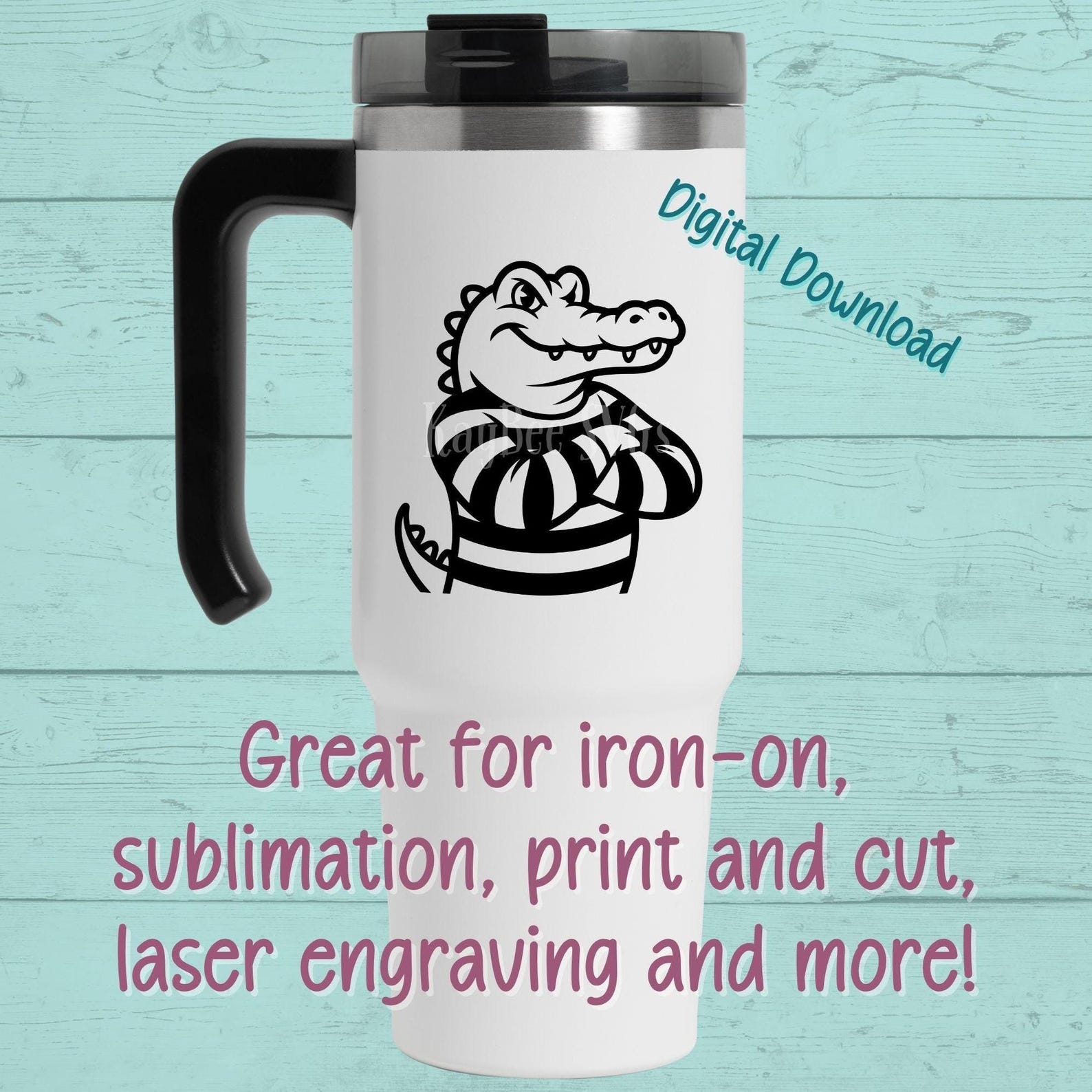 Funny Alligator SVG, Jailbird Clipart, Reptile Graphic (digital) - Etsy