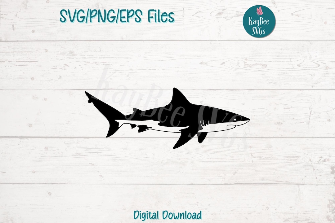Shark SVG PNG EPS Cut Files for Cricut, Digital Download, Laser ...