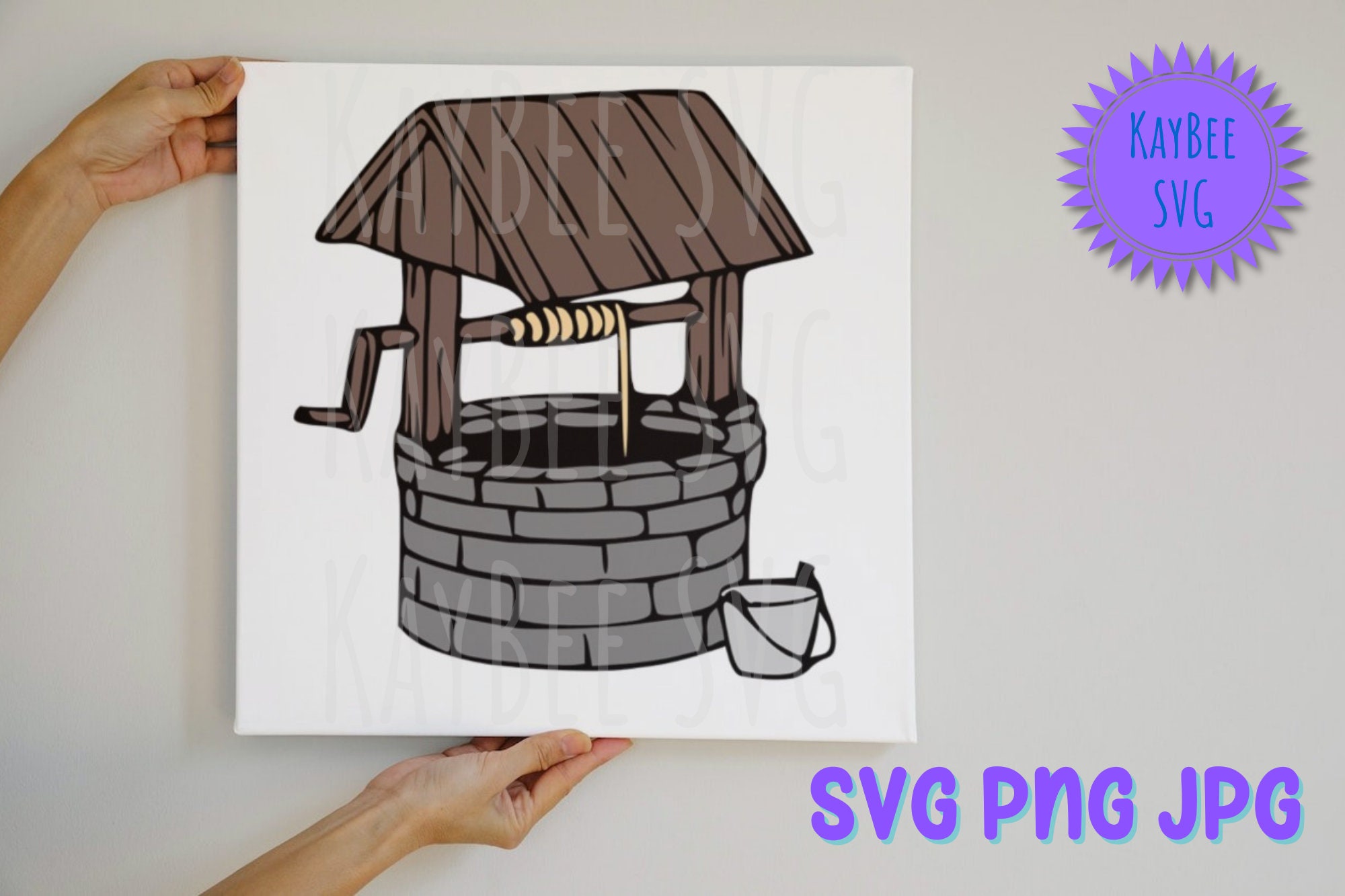 Water Well SVG PNG JPG Clipart Digital Cut File Download for - Etsy ...