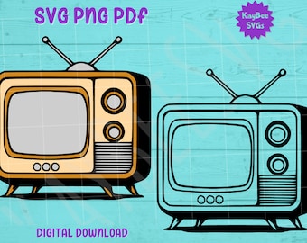 Television Stencil, Reusable Television Stencil, DIY Craft Stencil ...