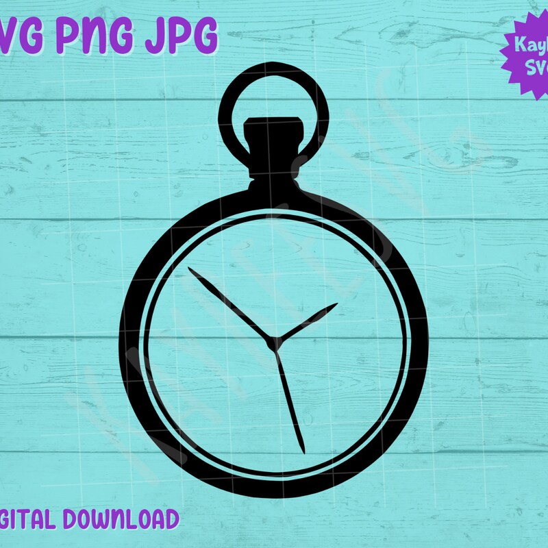 Pocket Watch Svg - Etsy