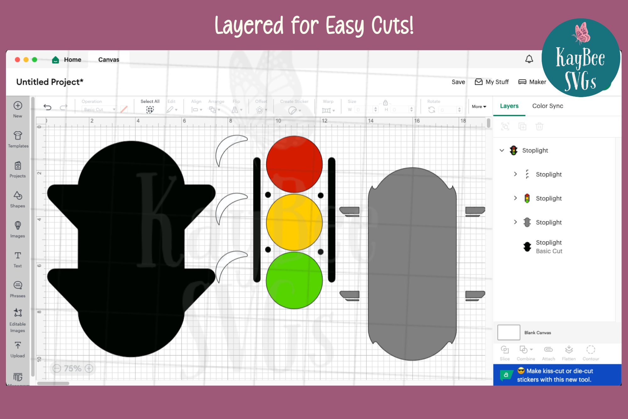 Traffic Stoplight SVG PNG Clipart Cut Files for Cricut, Silhouette ...