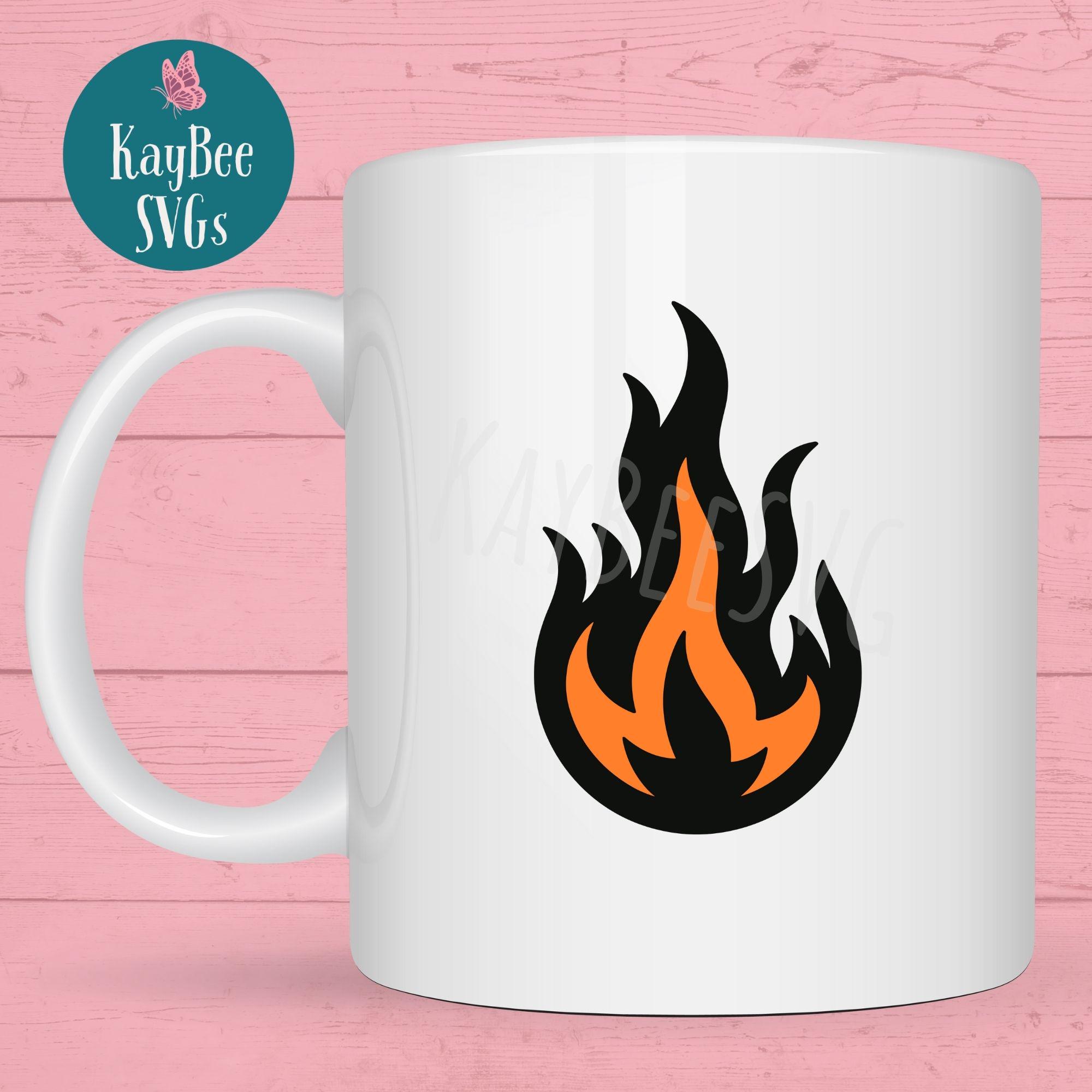 Fire Flame SVG PNG Clipart Cut Files for Cricut, Silhouette, Laser ...