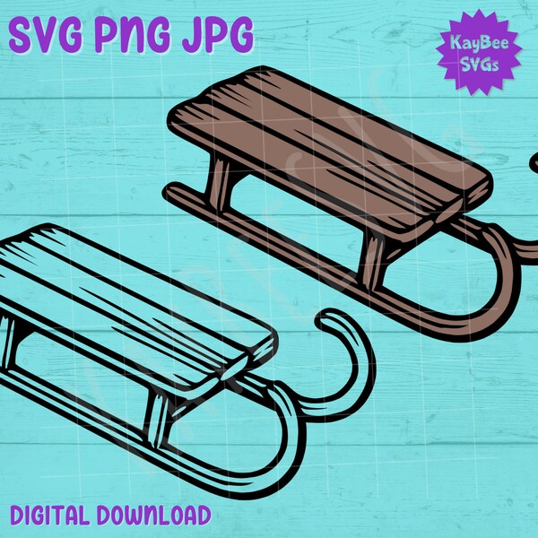 Wooden Sled - Etsy