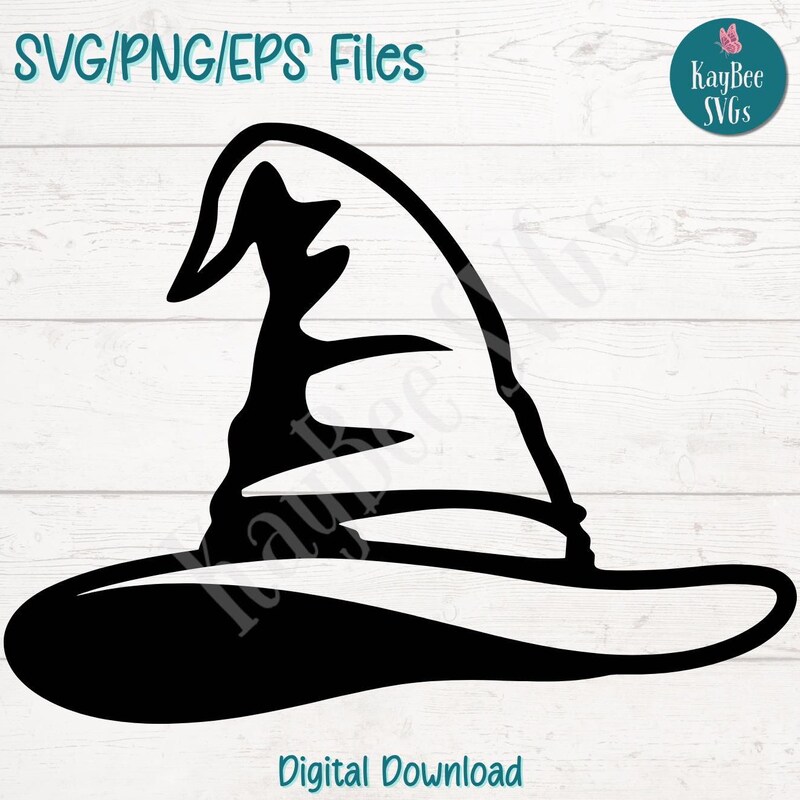Witch Hat Svg - Etsy