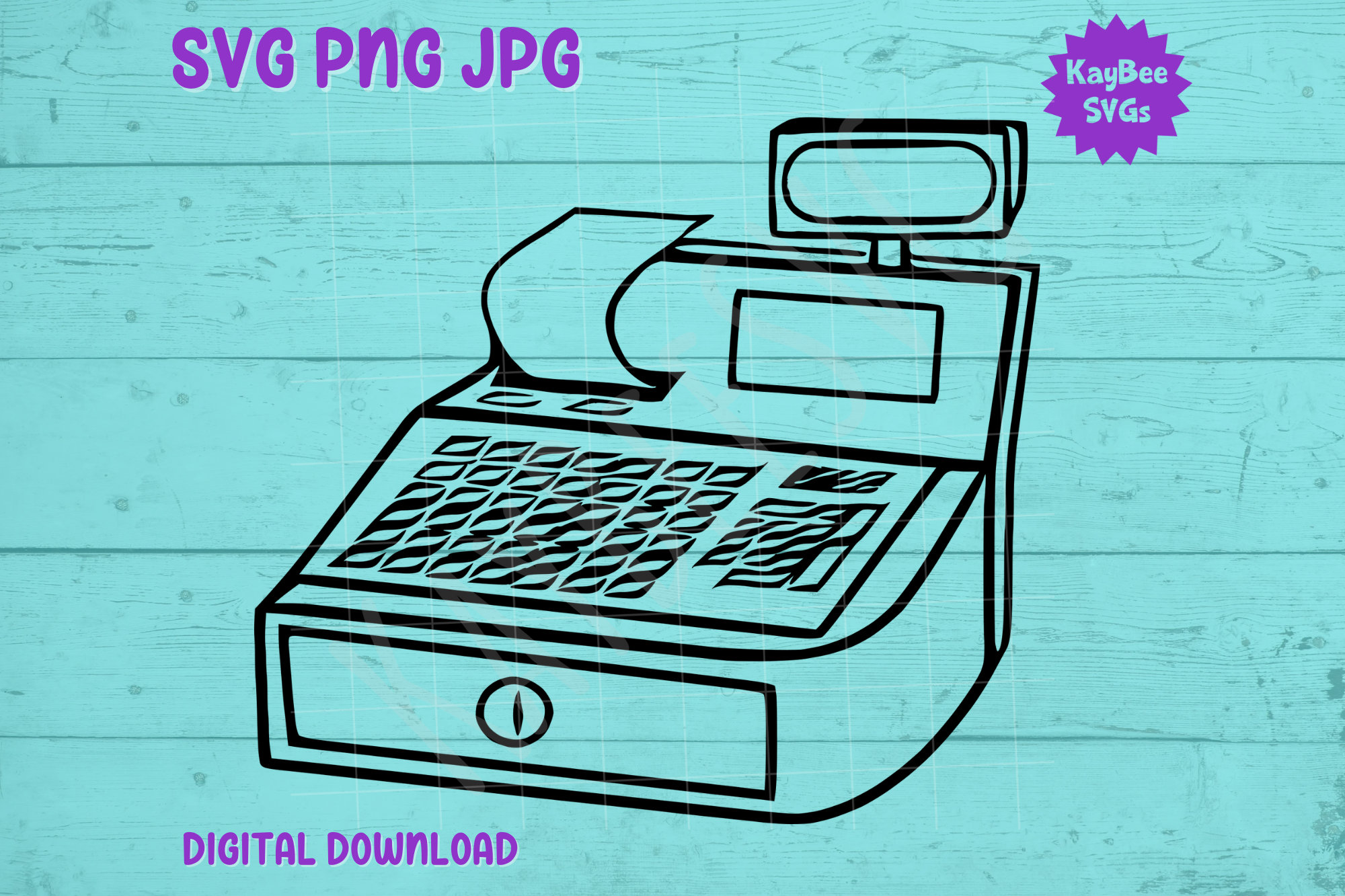 Cash Register Drawing