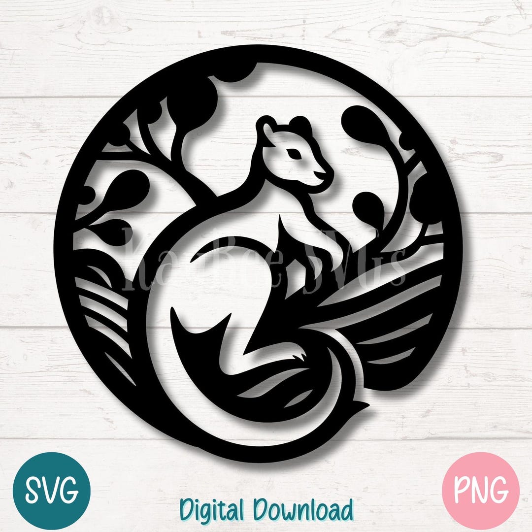 Tree Kangaroo SVG PNG, Exotic Wildlife Silhouette Clipart, Rainforest ...