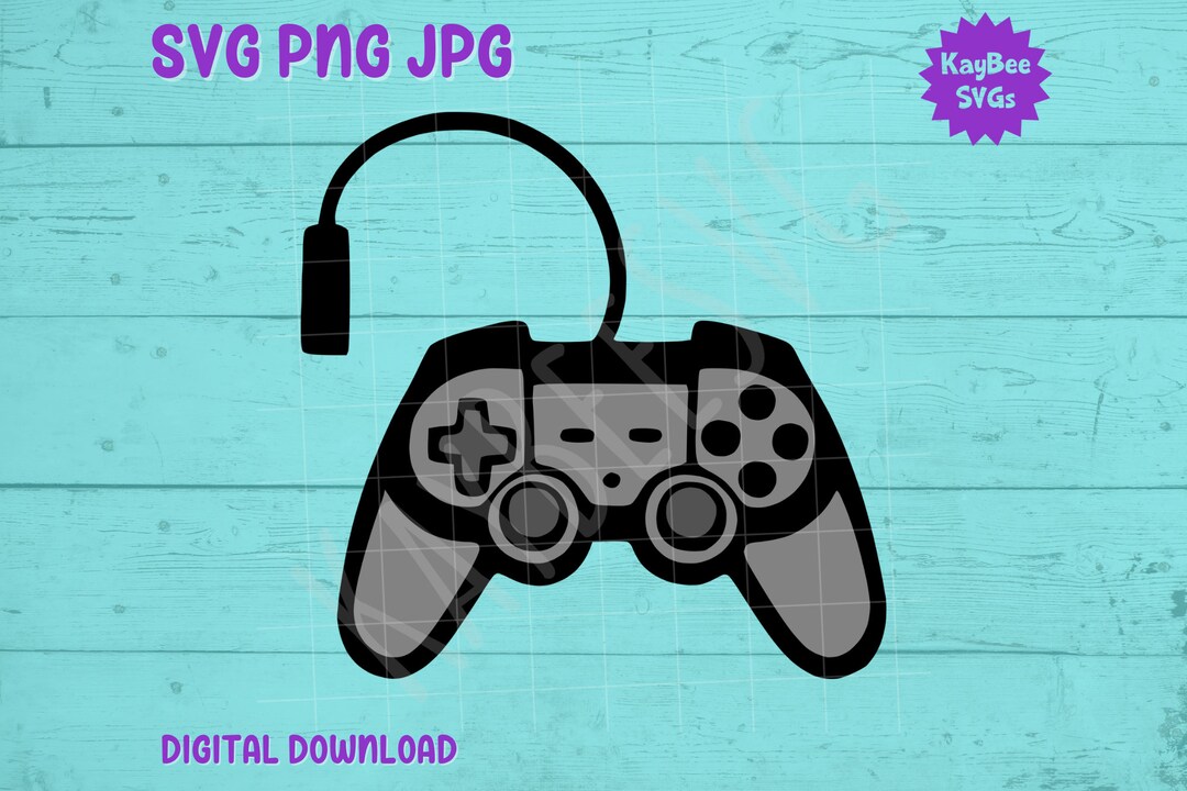 Game Controller SVG PNG JPG Clipart Digital Cut File Download - Etsy