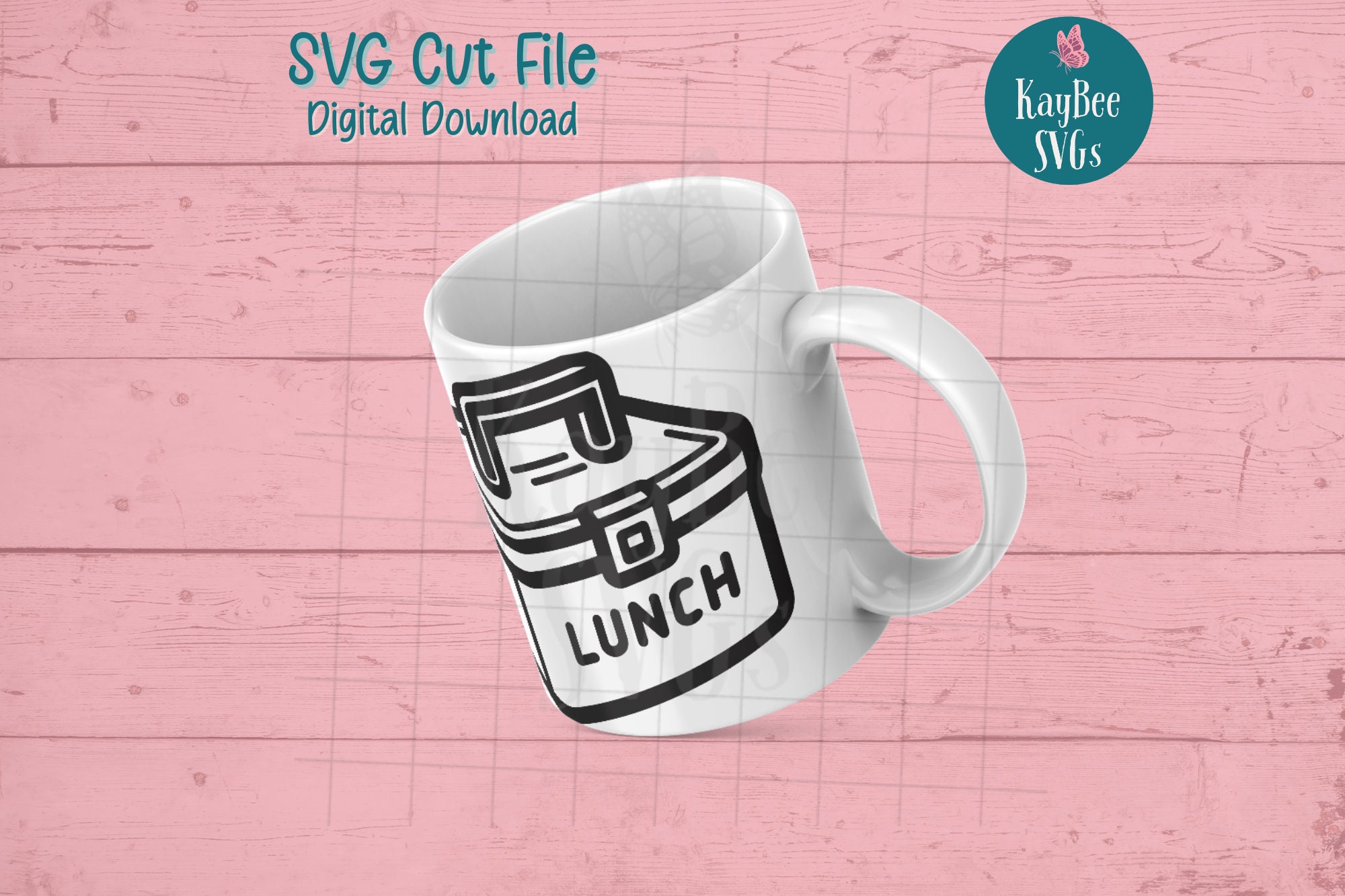 Lunch Box SVG PNG Clipart Cut Files for Cricut, Silhouette, Laser ...