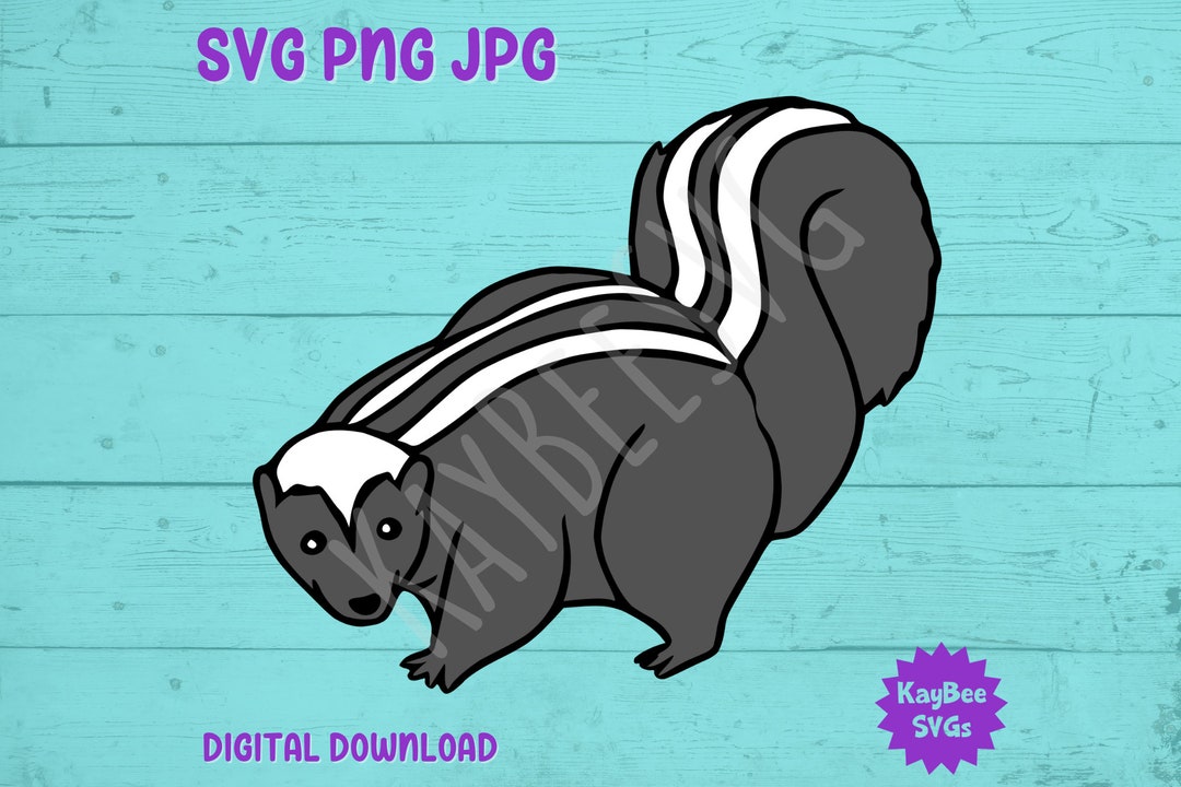 Skunk SVG PNG JPG Clipart Digital Cut File Download for Cricut ...