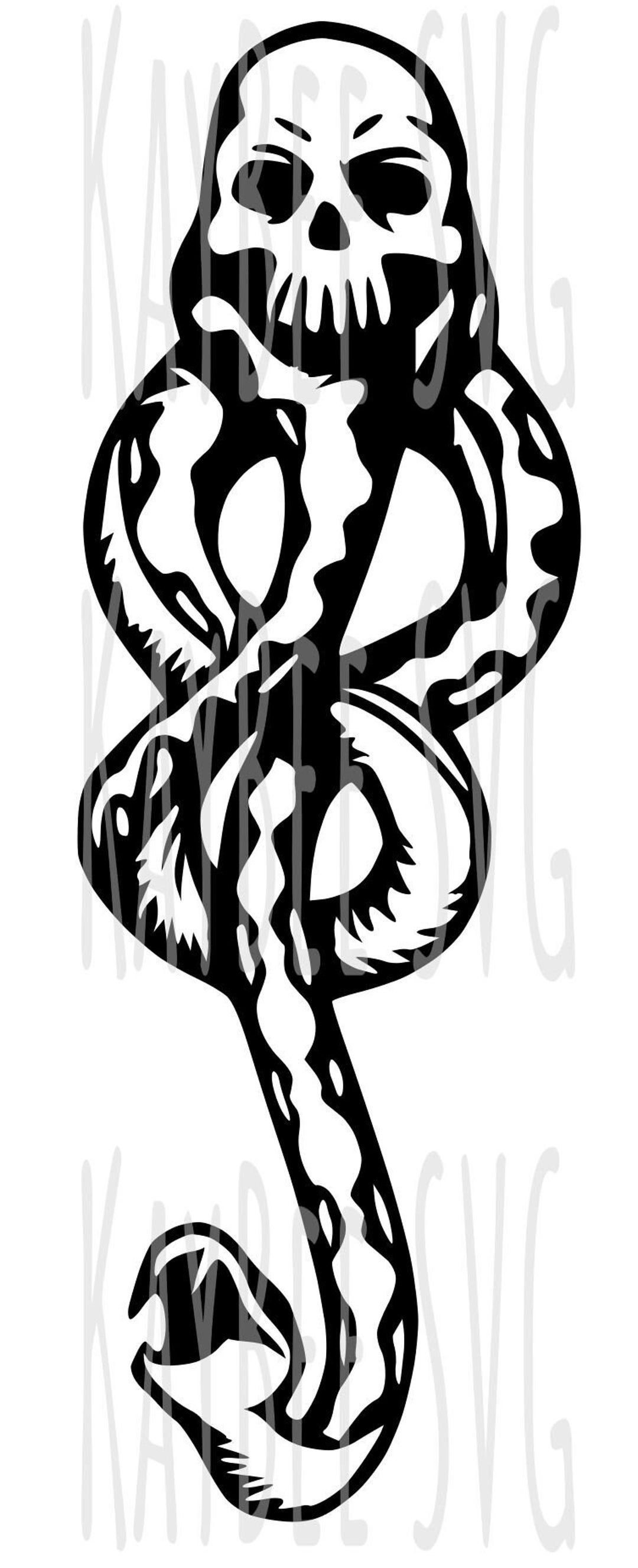 Death Eater Dark Mark SVG PNG JPG Clipart Digital Cut File - Etsy