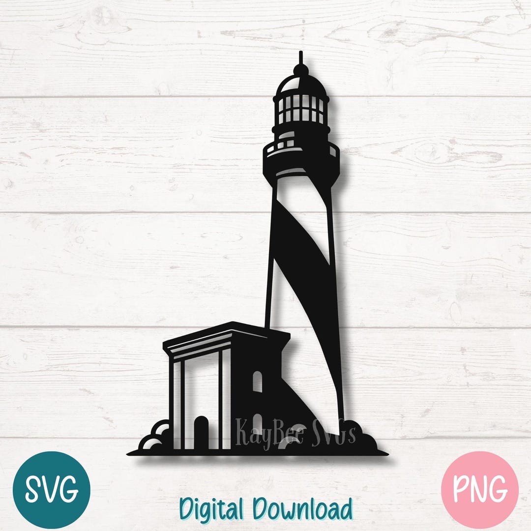 Archivos de corte SVG y PNG de faros para Cricut, Silhouette, grabado ...