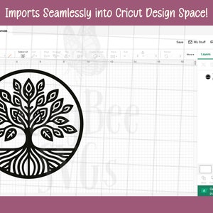 Tree of Life SVG Digital Cut File for Cricut, Silhouette, Engraving ...