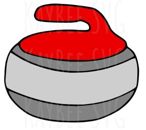 Curling Stone SVG PNG JPG Clipart Digital Cut File Download | Etsy