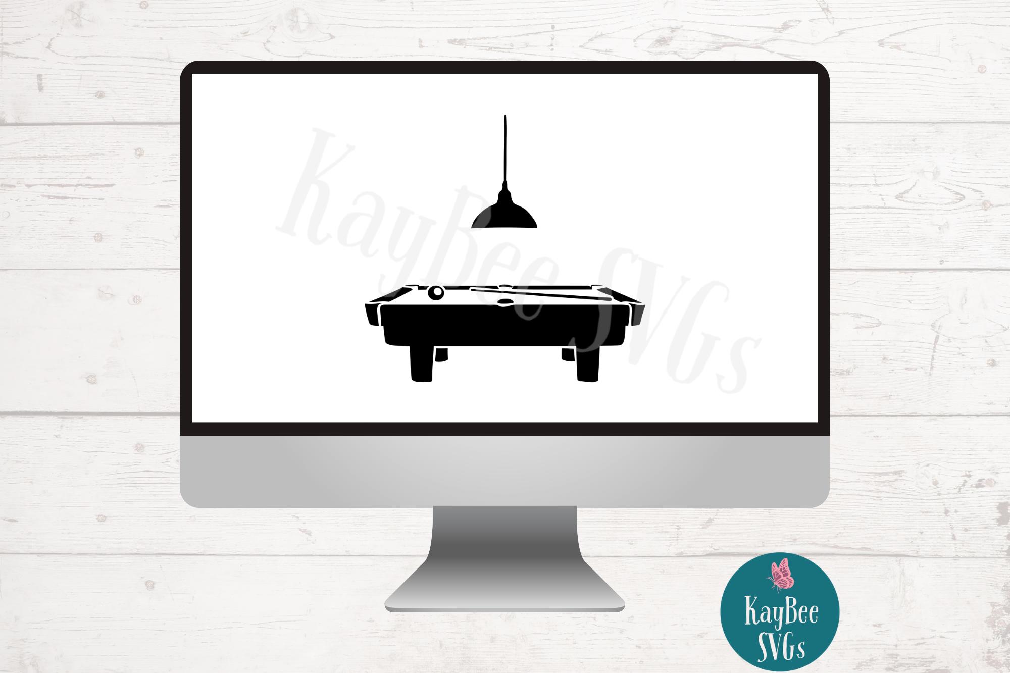 Billiards Pool Table Cut Files SVG PNG EPS (digital) - Etsy