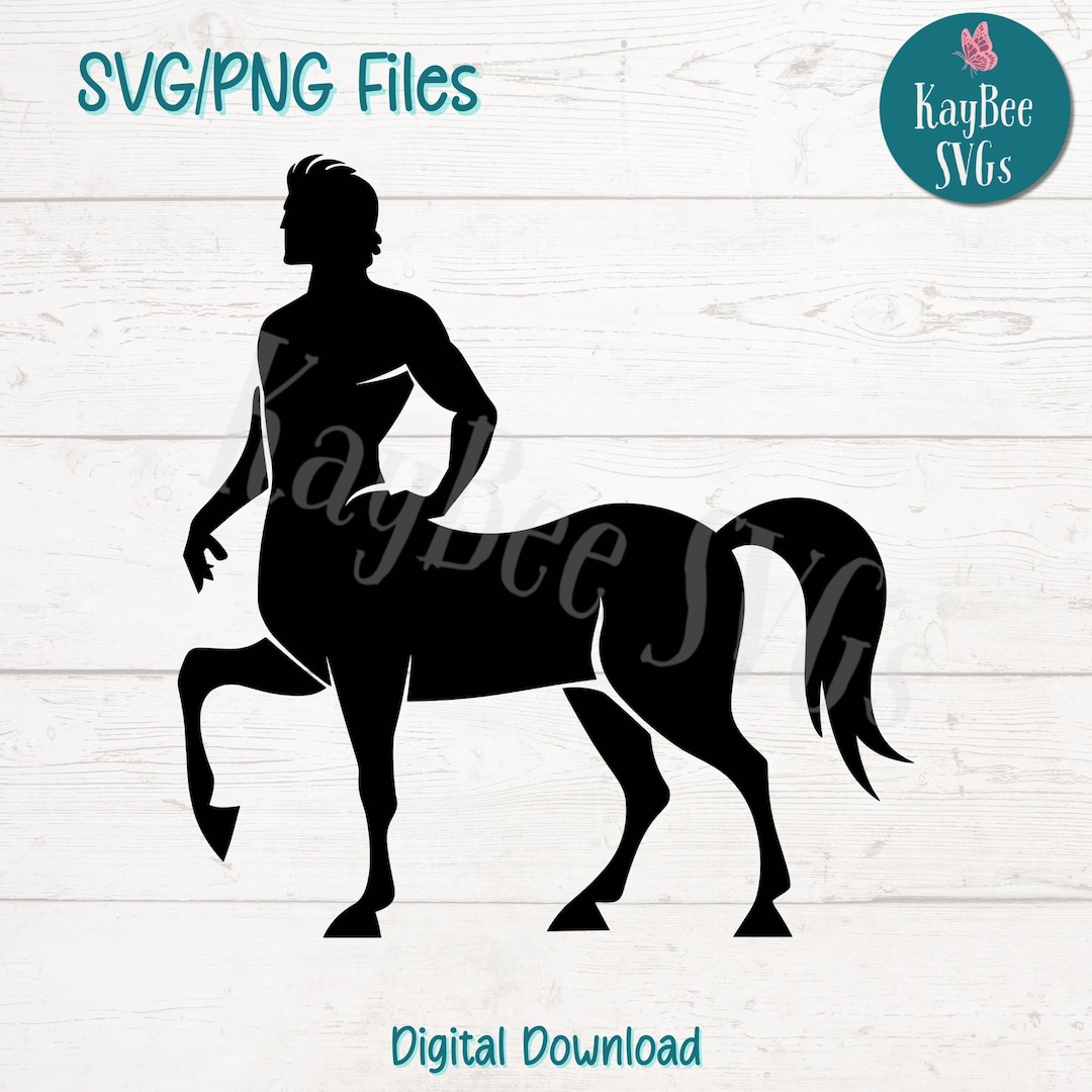 Centaur SVG PNG Cut Files for Cricut, Silhouette Digital Download ...