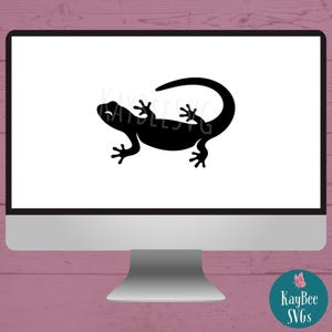 Newt SVG PNG Cut Files for Cricut, Silhouette Digital Download, Laser ...