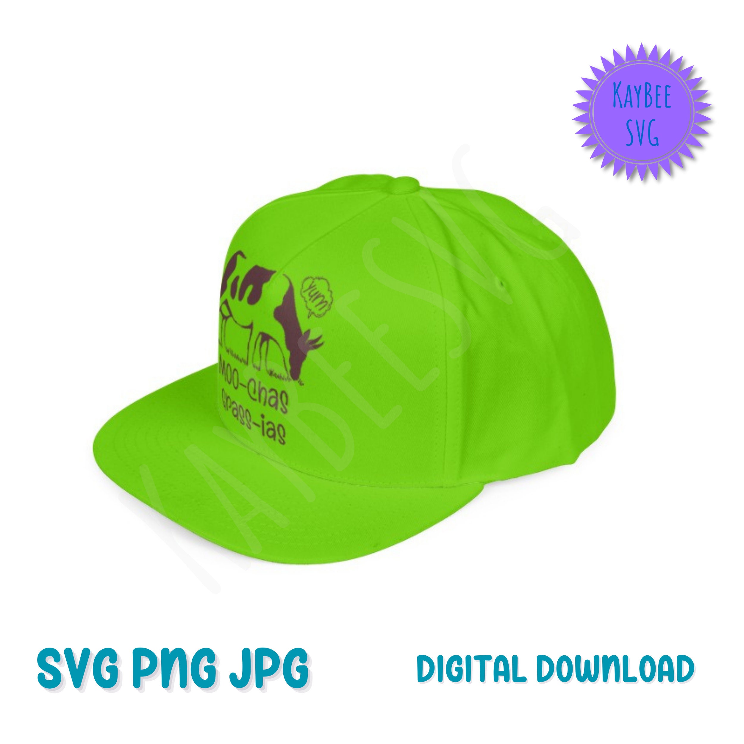 Moo-chas Grass-ias Funny Cow SVG PNG Clipart Digital Cut File - Etsy