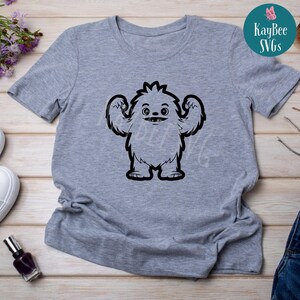 Cute Yeti SVG PNG Cut Files for Cricut, Silhouette Digital Download ...