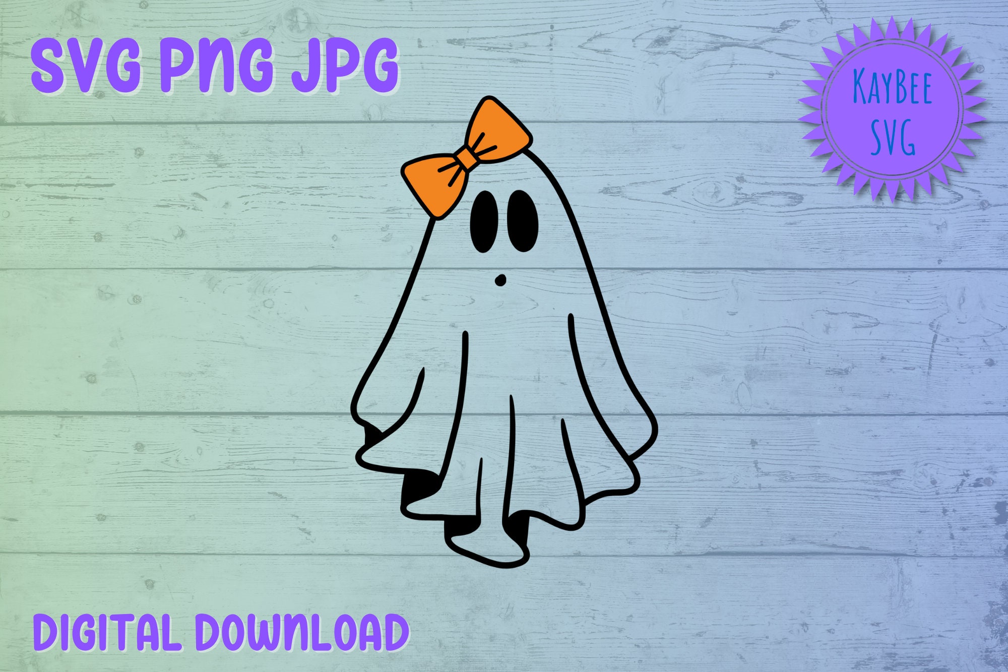 Cute Girl Ghost SVG PNG JPG Clipart Digital Cut File Download - Etsy