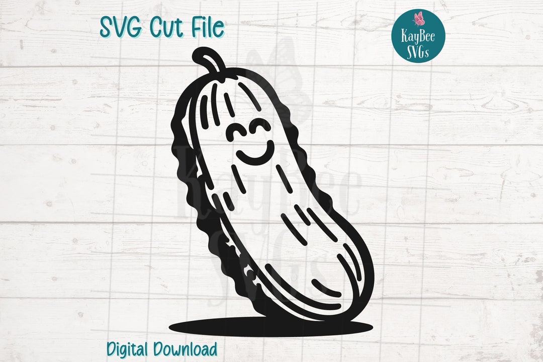 Pickle SVG Digital Cut File for Cricut, Silhouette, Engraving ...