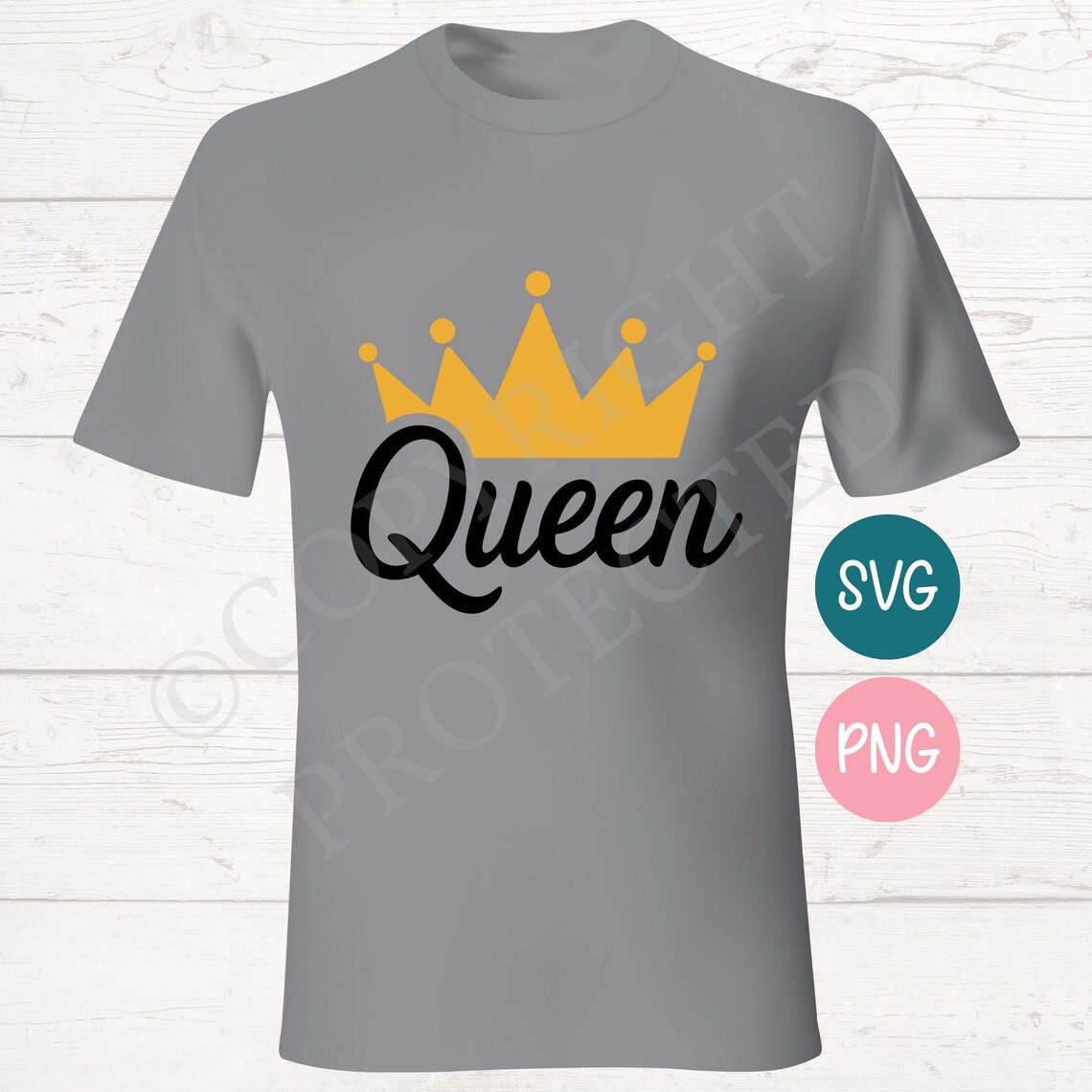 Queen Crown SVG PNG Clipart Cut Files for Cricut, Silhouette, Laser ...