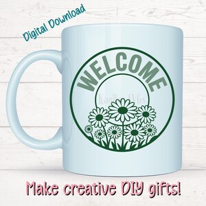 Welcome Sign SVG PNG Cut File for Cricut, Silhouette, Sublimation ...