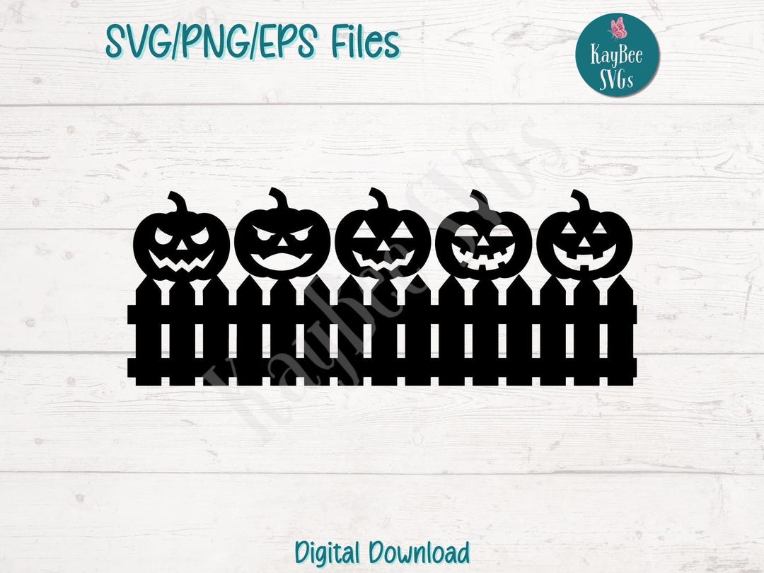 Jack-o-lanterns SVG PNG EPS Cut Files for Cricut Digital Download Laser ...