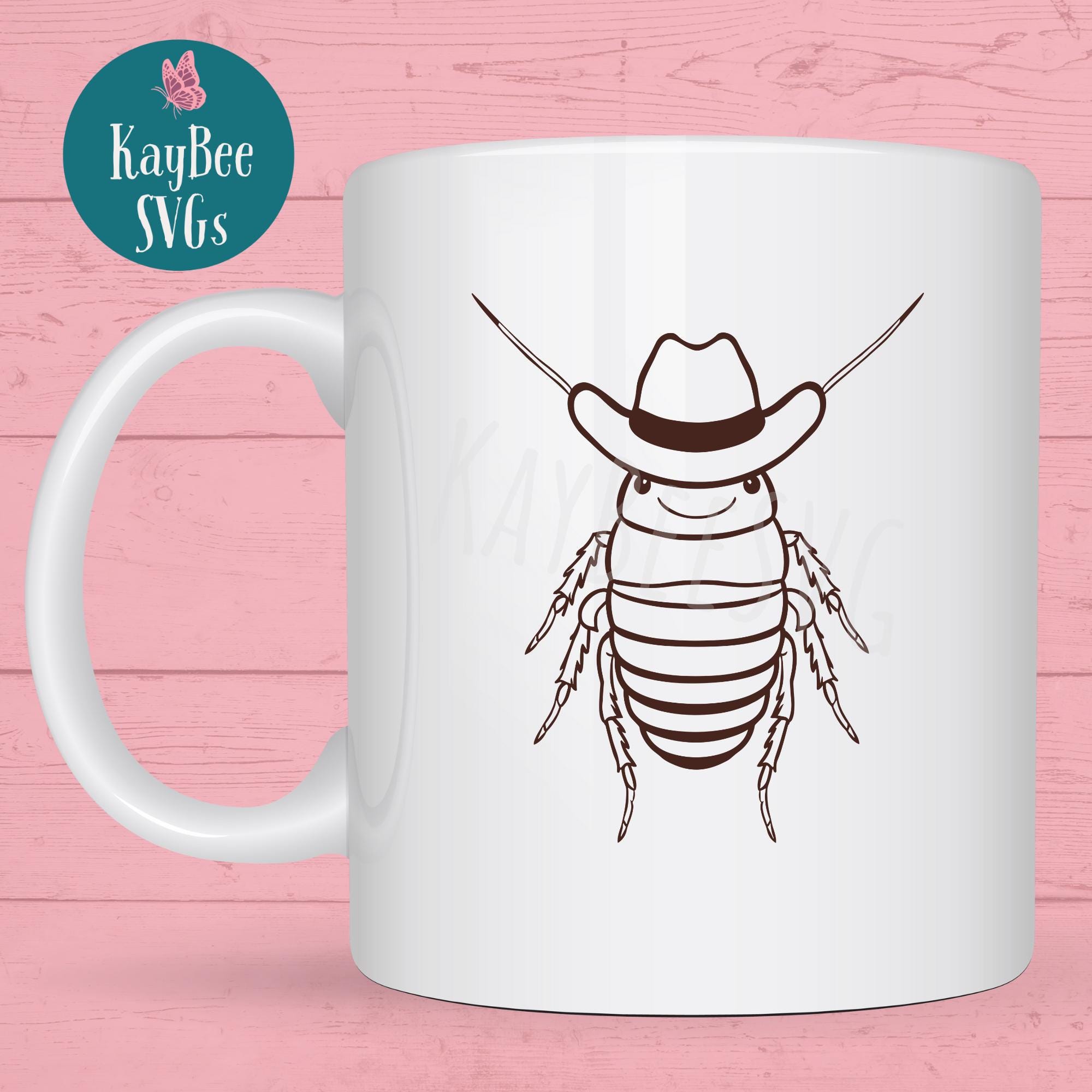Buy Cowboy Cockroach SVG PNG Clipart Cut Files for Cricut, Silhouette ...