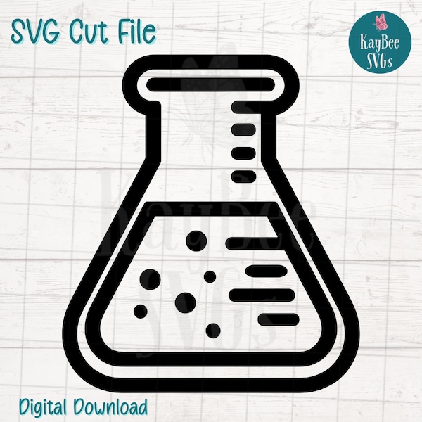 Beaker Svg - Etsy
