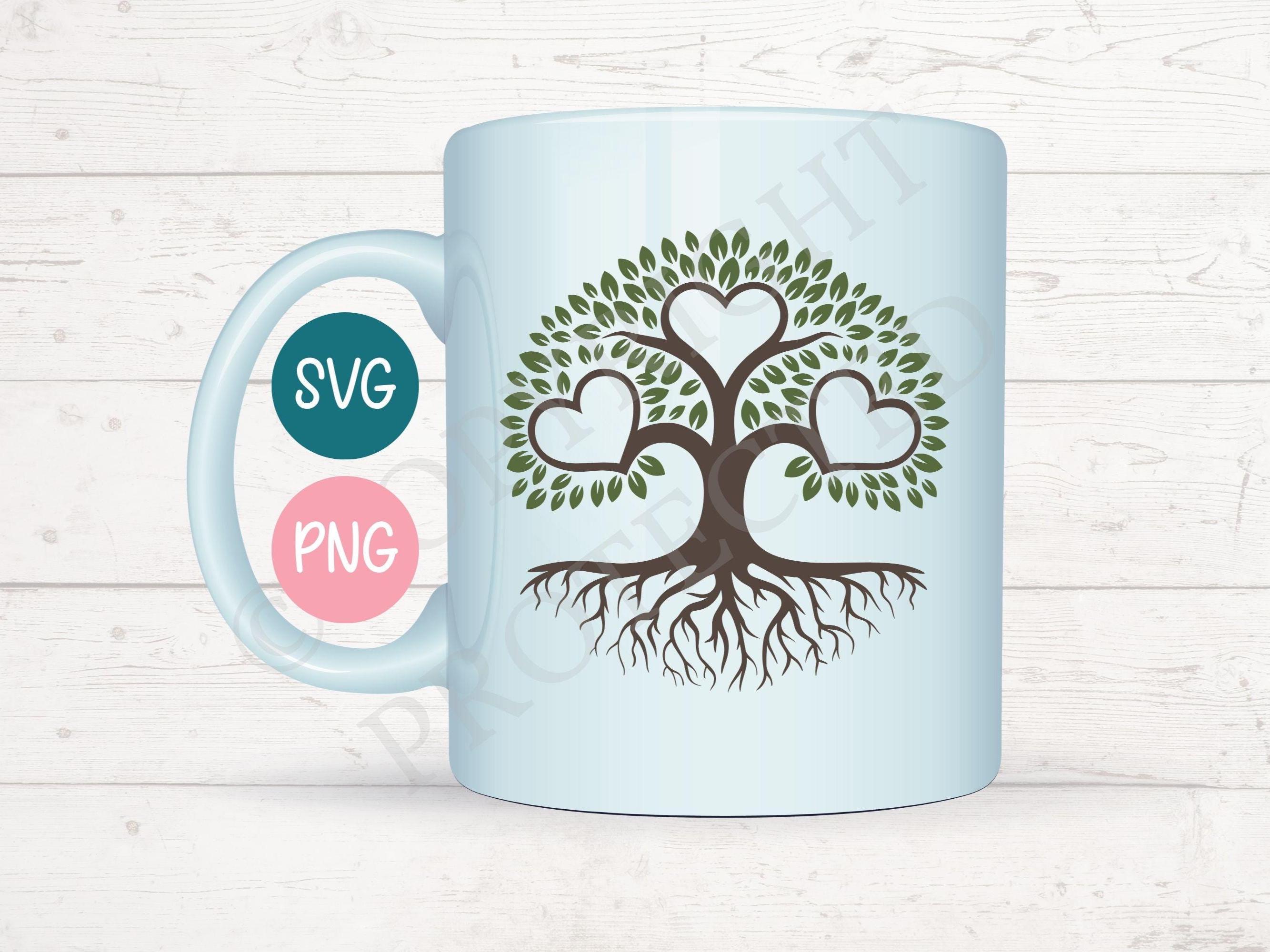 Heart Family Tree SVG, Ancestry Roots Clipart (digital) - Etsy