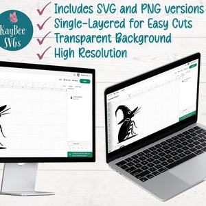 Cockroach in Witch Hat SVG PNG Cut Files for Cricut, Silhouette ...